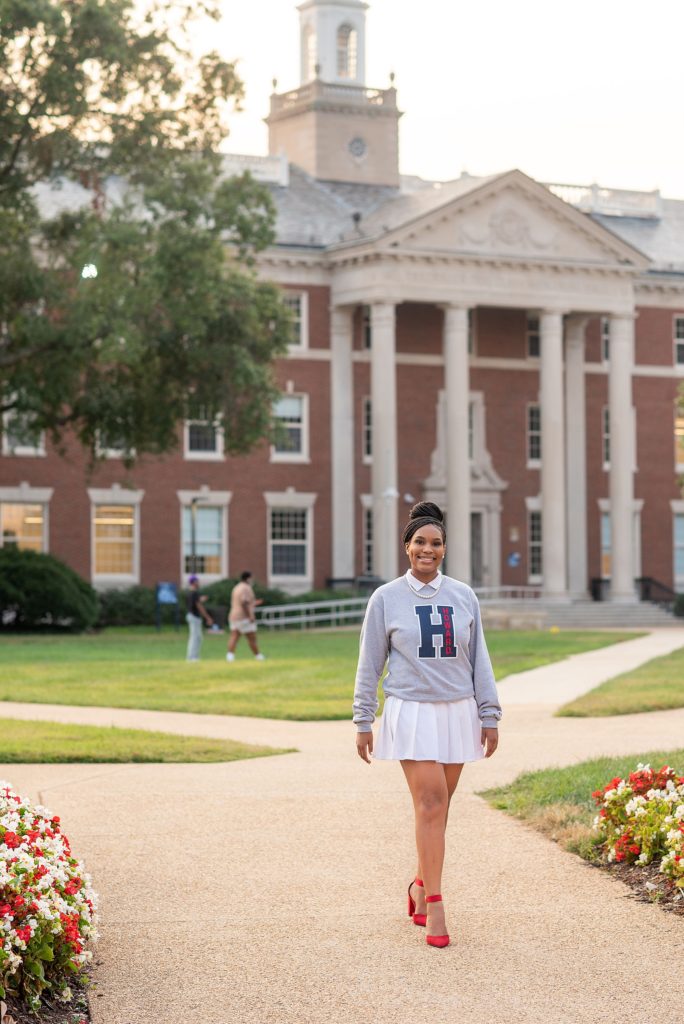 Howard University Freshman Portraits with DC Senior Photographer