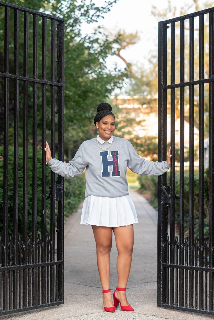 Howard University Freshman Portraits with DC Senior Photographer