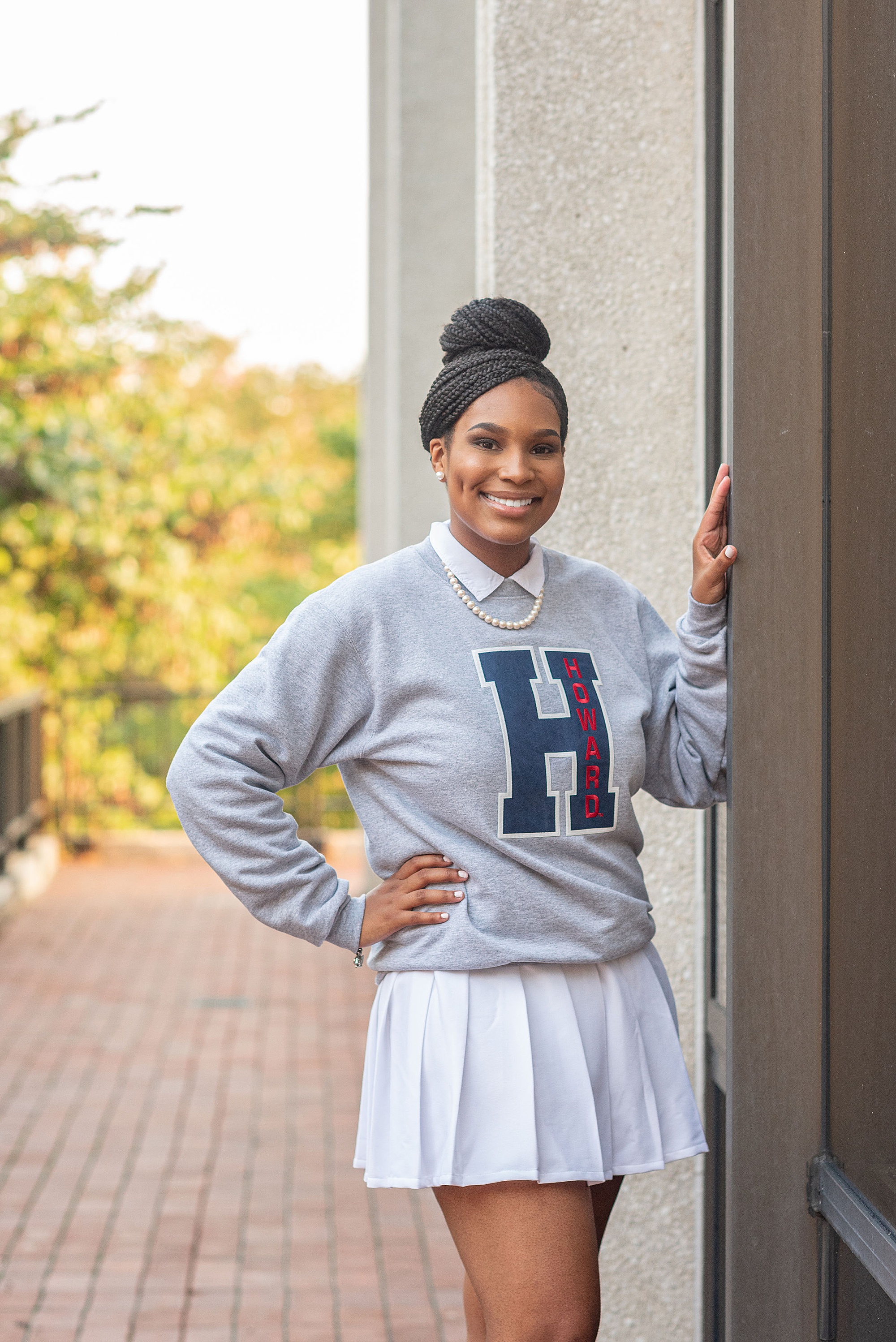 Howard University Freshman Portraits with DC Senior Photographer